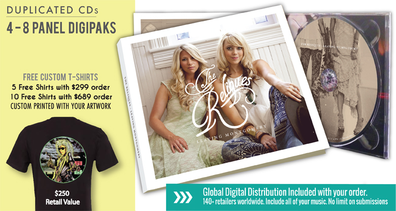 CD duplication in DigiPaks and DigiHubs (4, 6, 8 panel) | Nationwide Disc