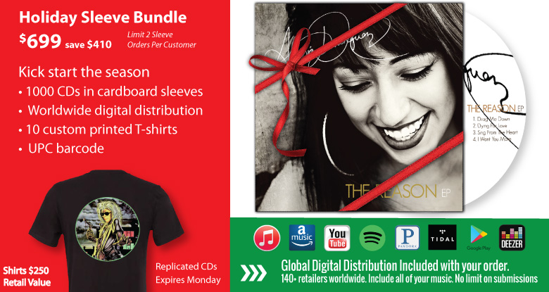 CD replication in CD sleeves (Eco Sleeve & Zipper Mailer) | Nationwide Disc